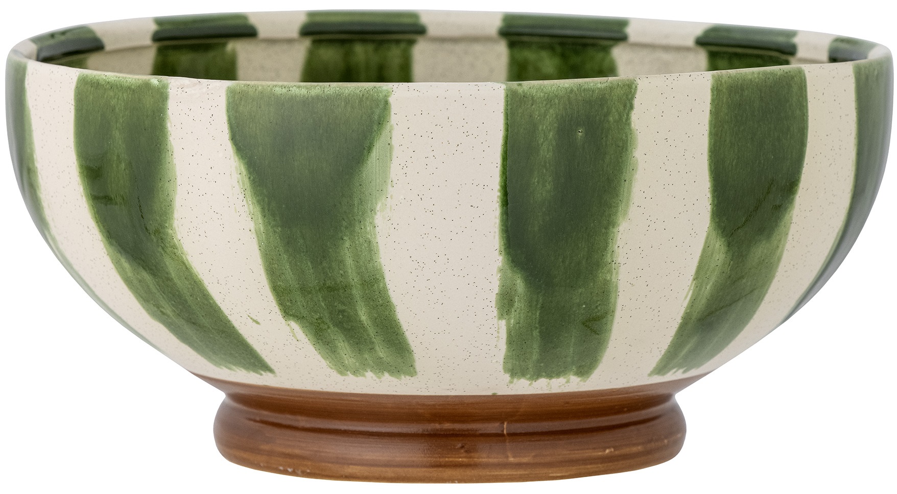Miska zielona z kamionki 26x12 cm b82060442 » Bloomingville - sfmeble.pl