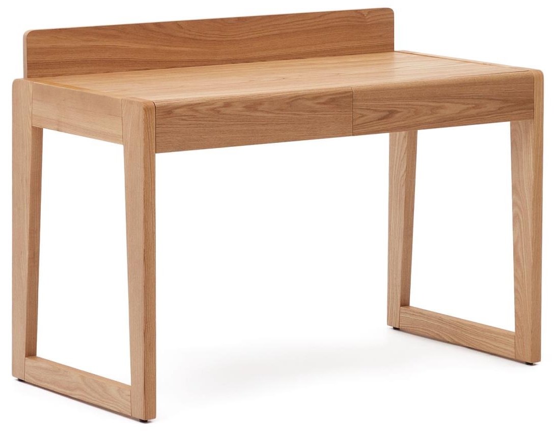 Biurko płyta fornirowana jesion naturalny 120x60 cm T0400002MM46 » Kave ...