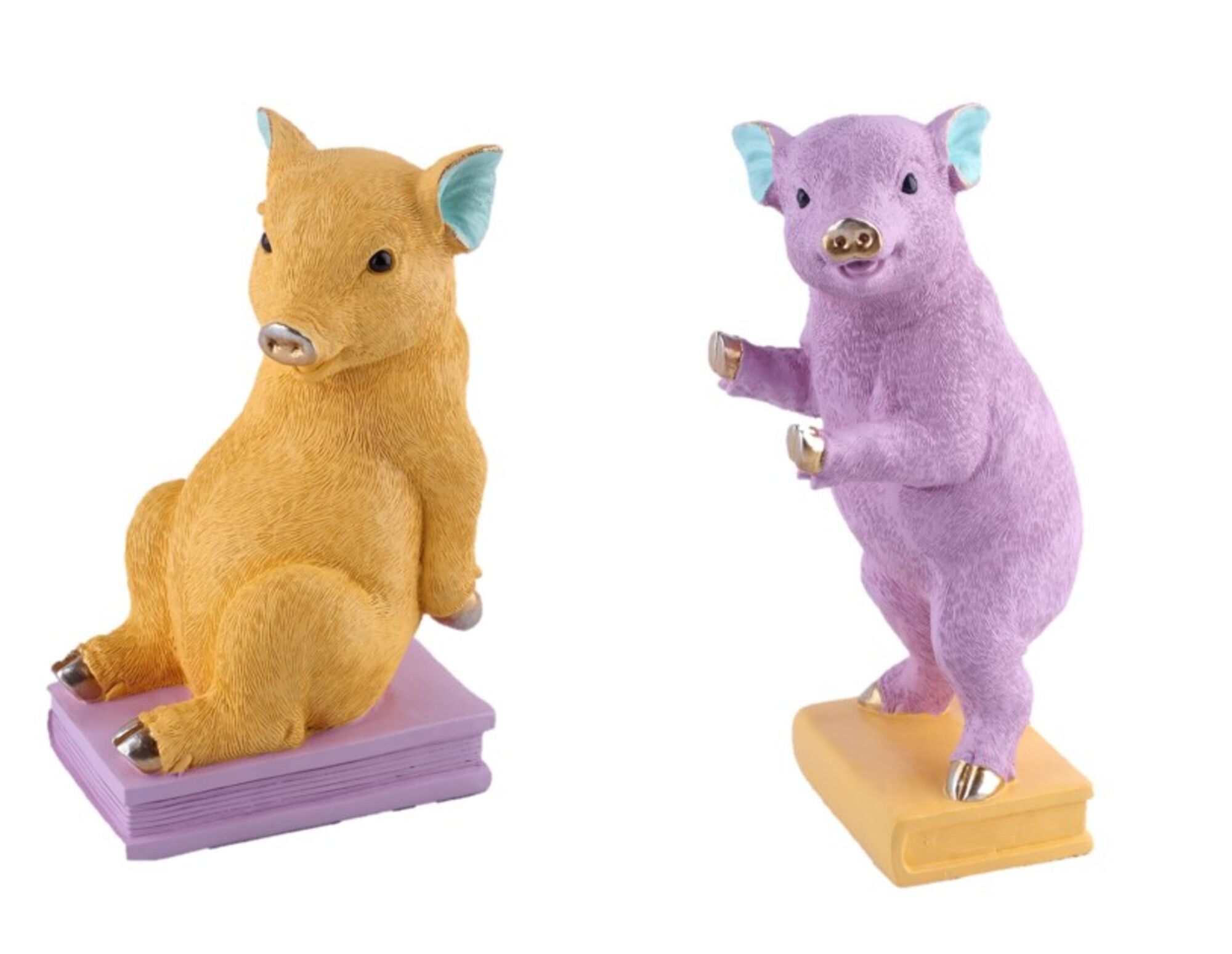 Sujetalibros Pig Party (2/Set) - KARE