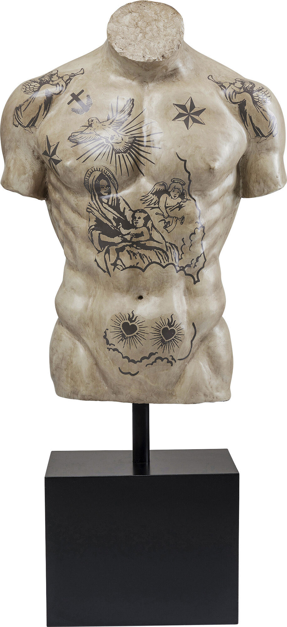 Skulptur Torso Tattoo, 125cm - KARE Design
