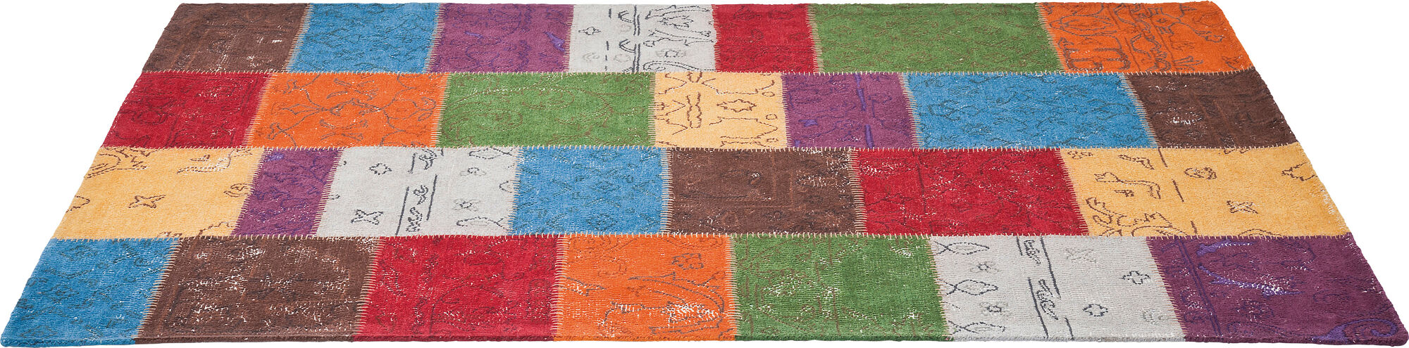 Covor Patchwork Multi 170x240cm - KARE Romania