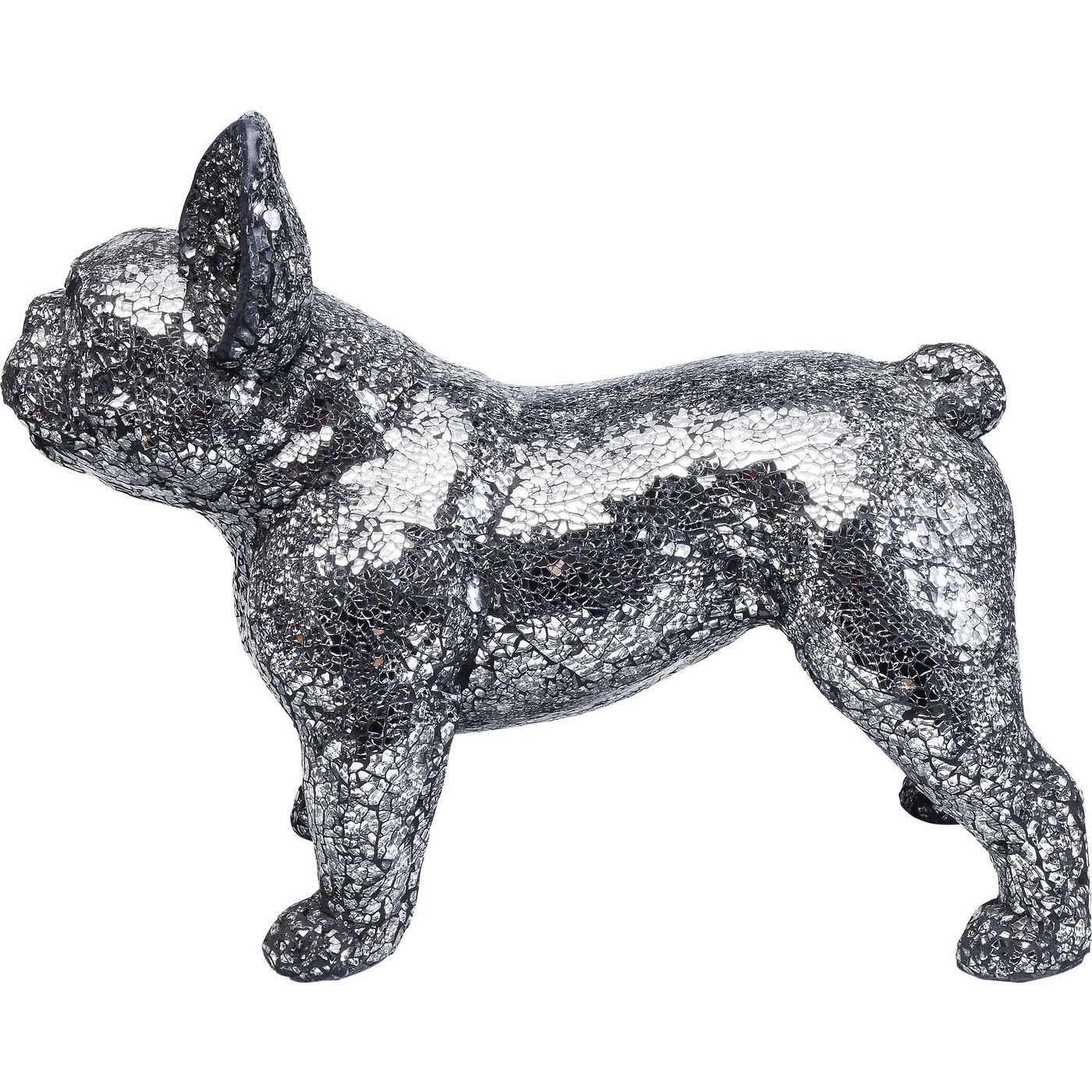Figurka dekoracyjna Crystal Dog 49x39 cm 51038 » Kare Design - sfmeble.pl