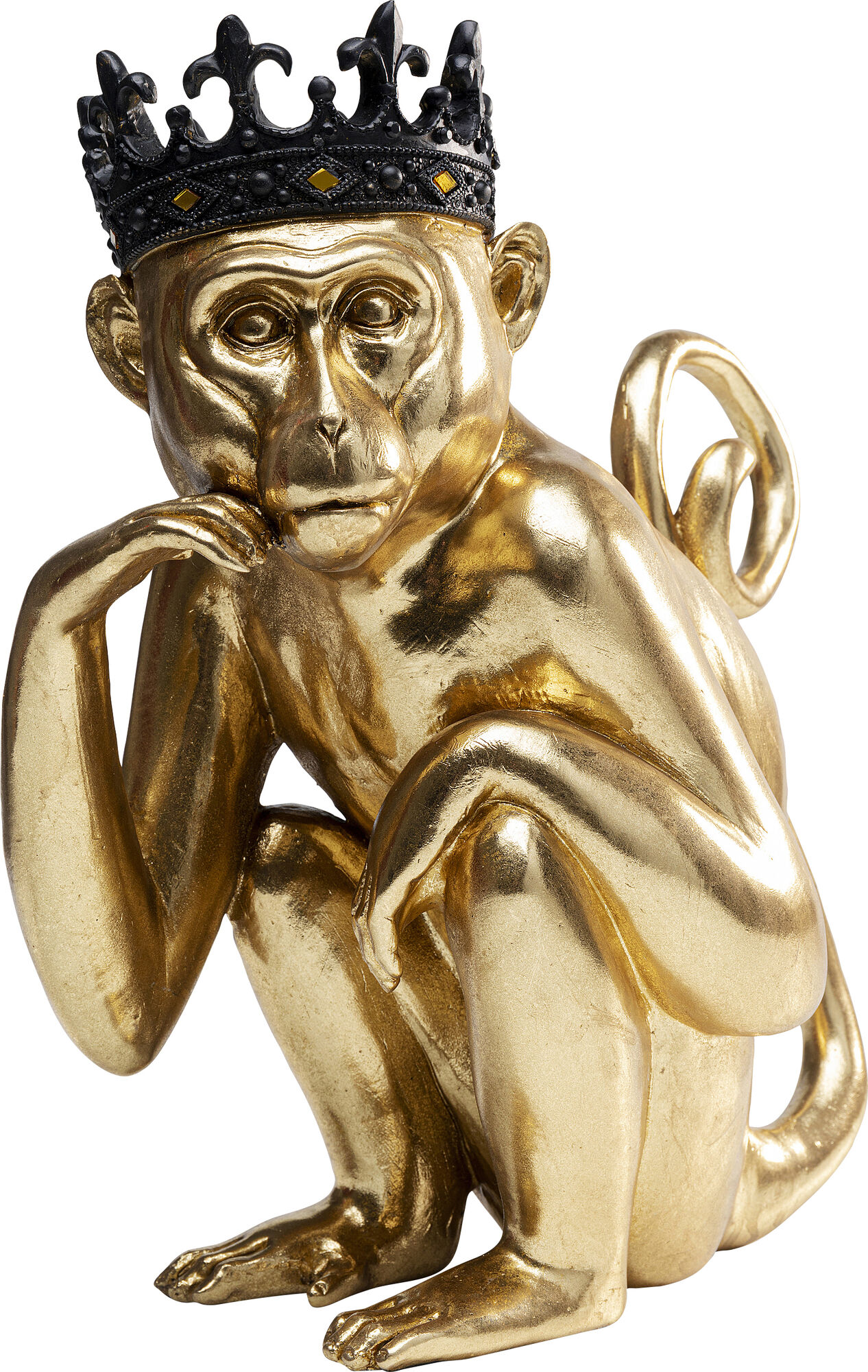 Figura deco King Lui oro 35cm - KARE