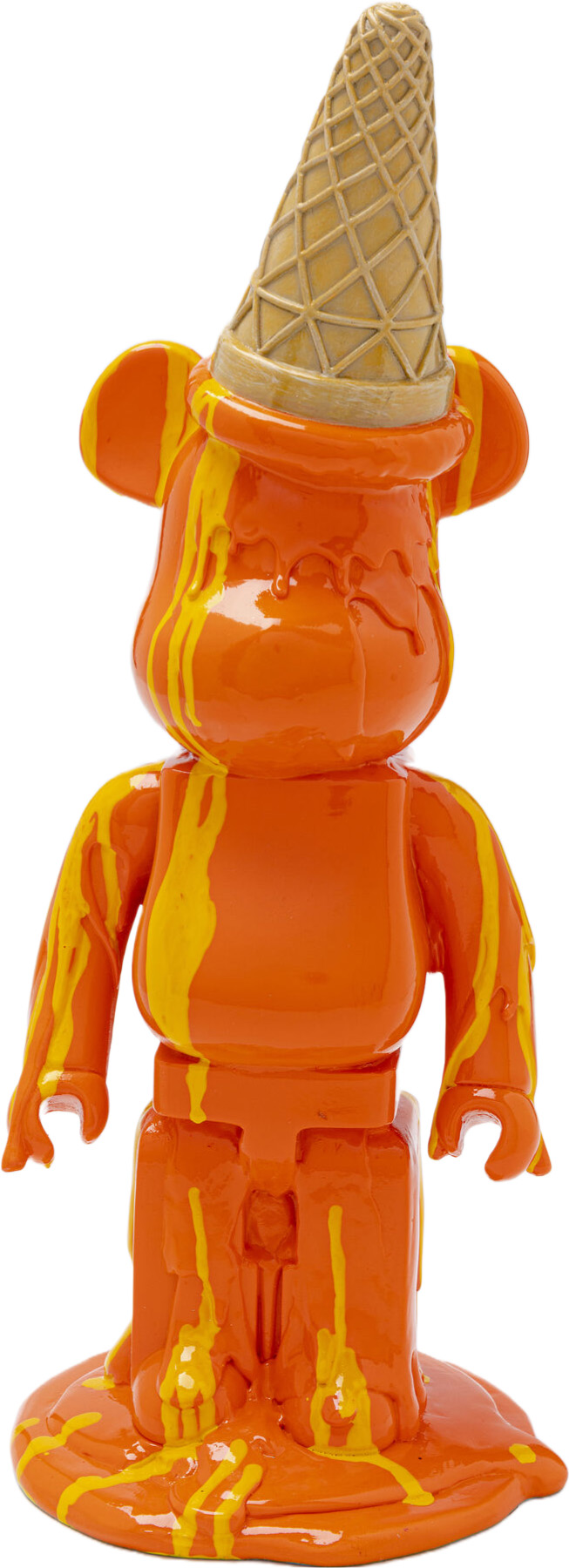 Figura deco Gelato Bear naranja 40cm - KARE