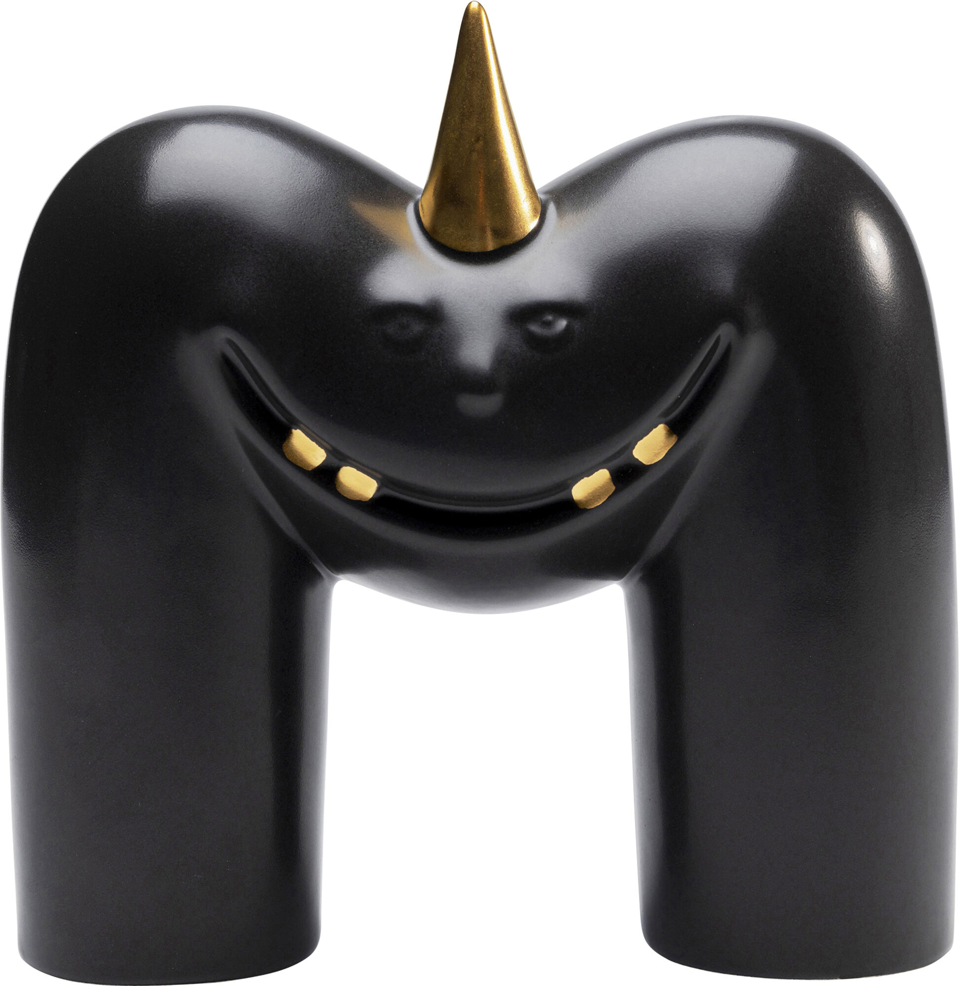 Objeto deco Funny Teeth negro - KARE