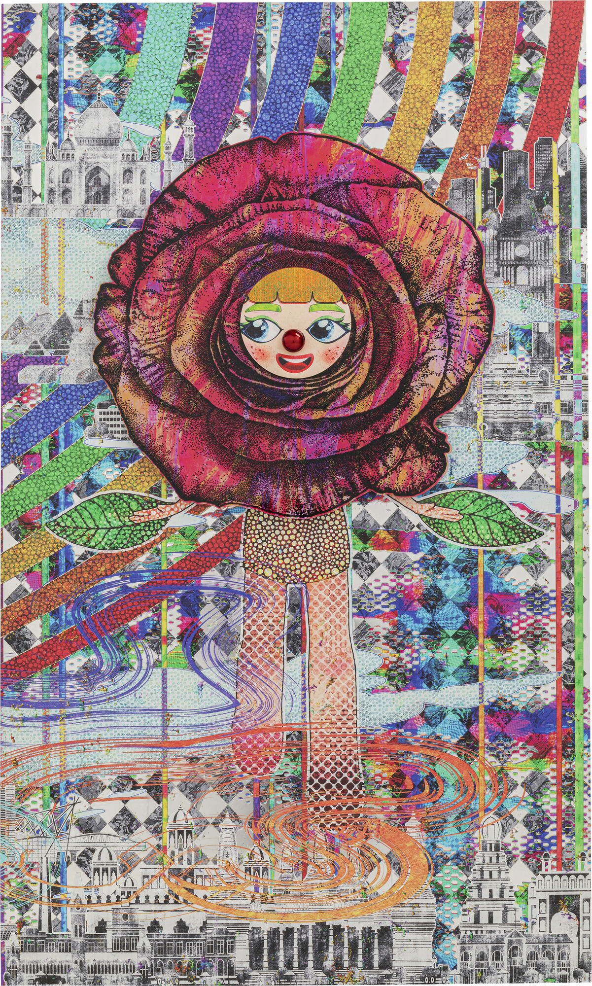 Slika sa ramom Blossom Girl 108x180cm - KARE