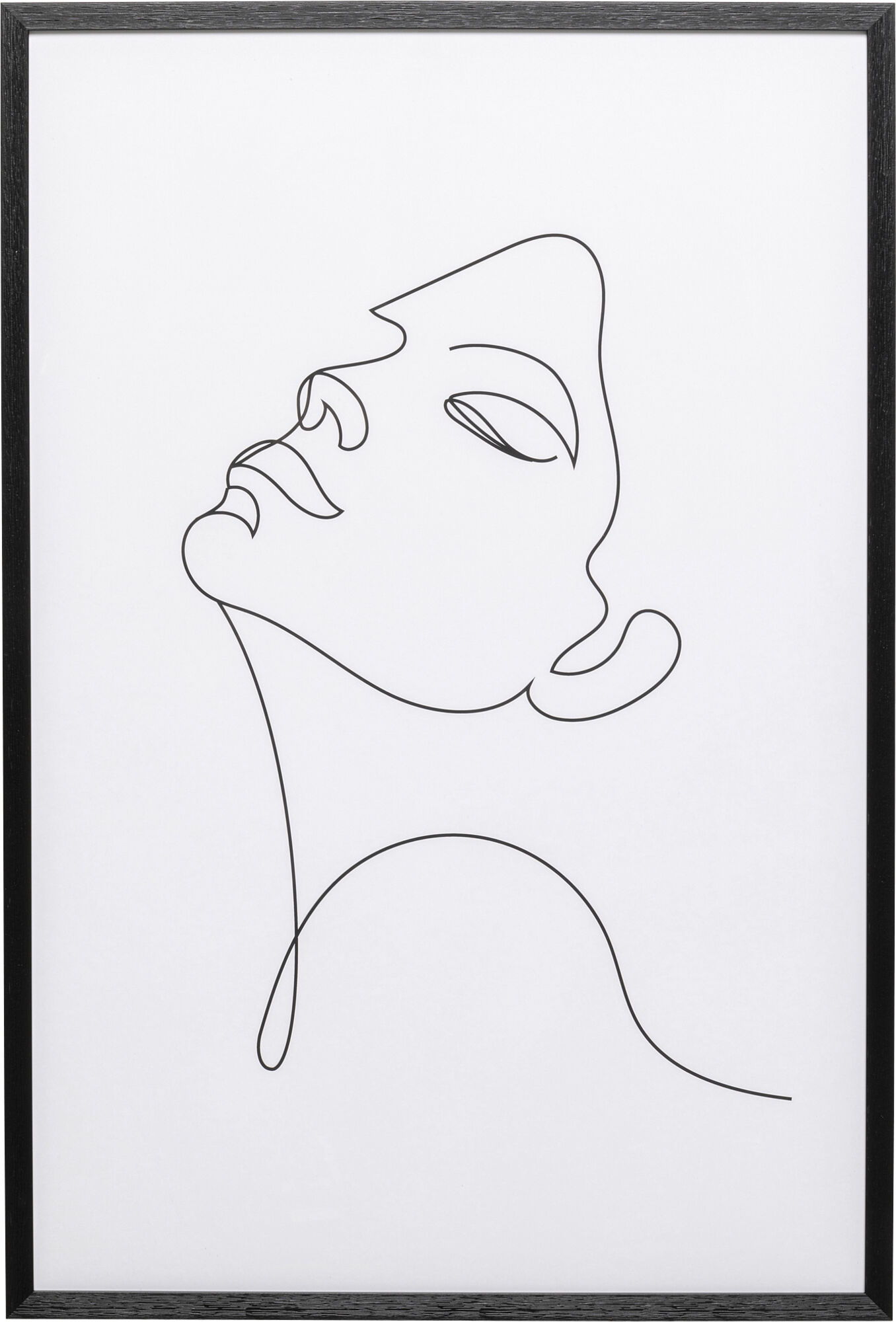 Slika sa ramom Drawing Lady 63x93cm - KARE