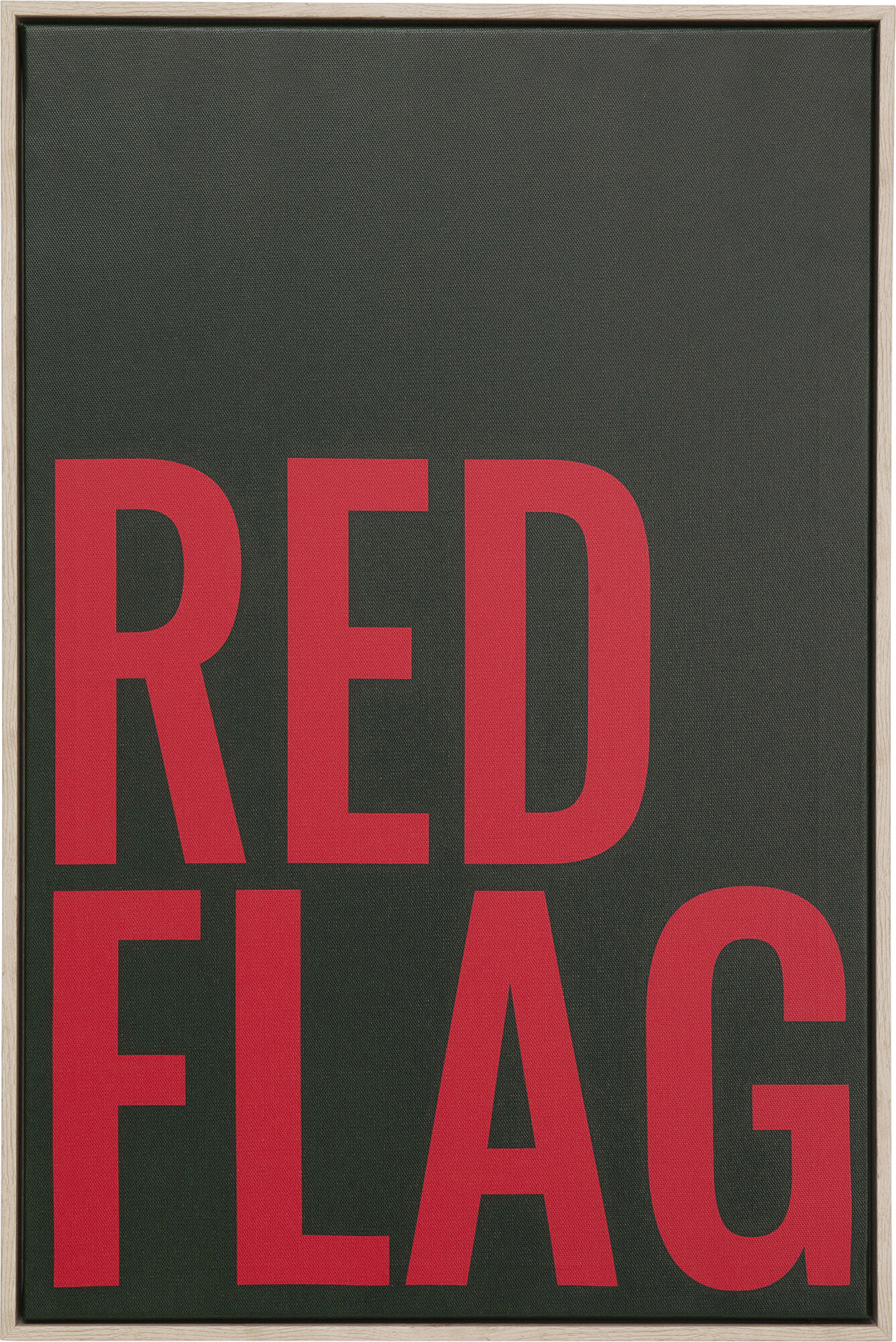 Quadro con cornice Red Flag 40x60cm - KARE