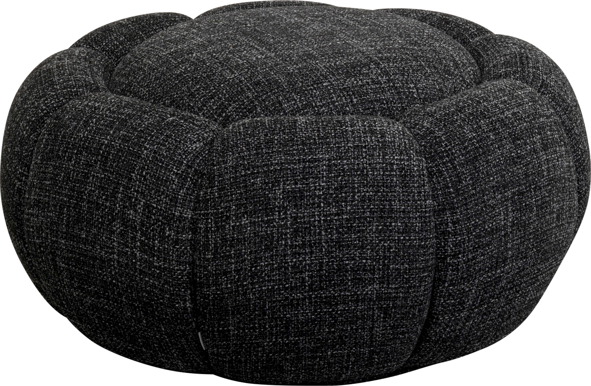 Taburete Peppo Bloom Melange Negro Ø72cm - KARE España