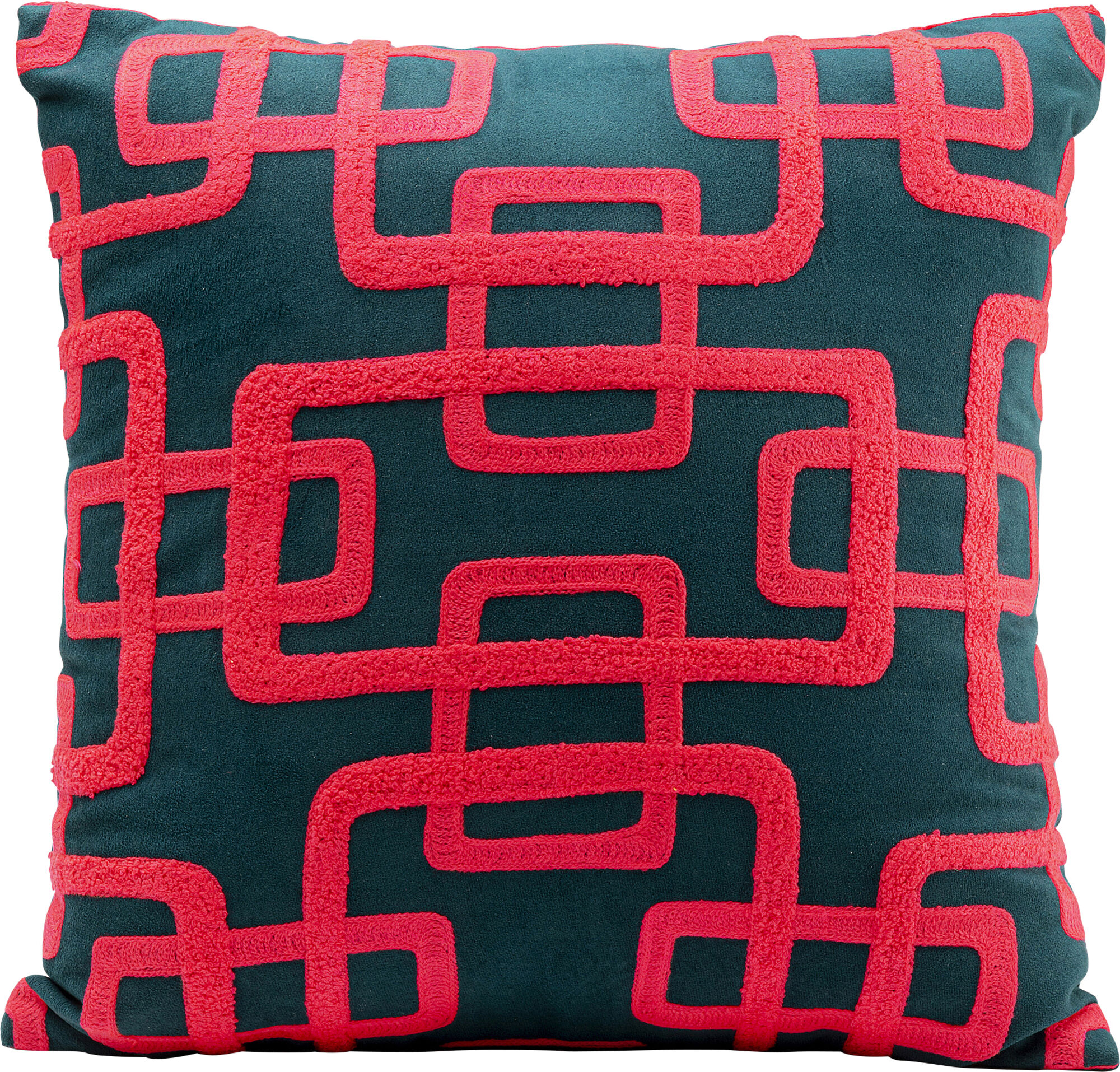 Cojín Chain Rosa 45x45cm - KARE España