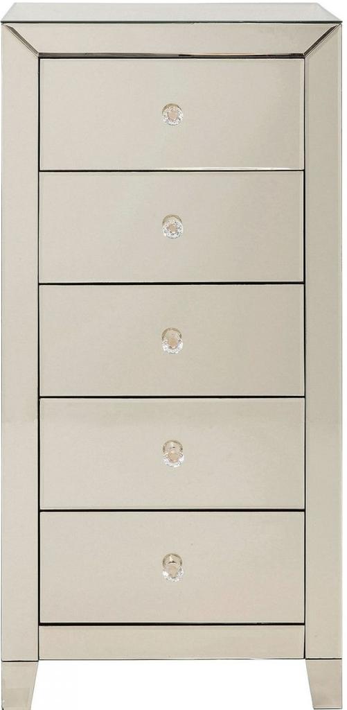 Comoda Inalta Luxury Champagne 5 Sertare - KARE Romania