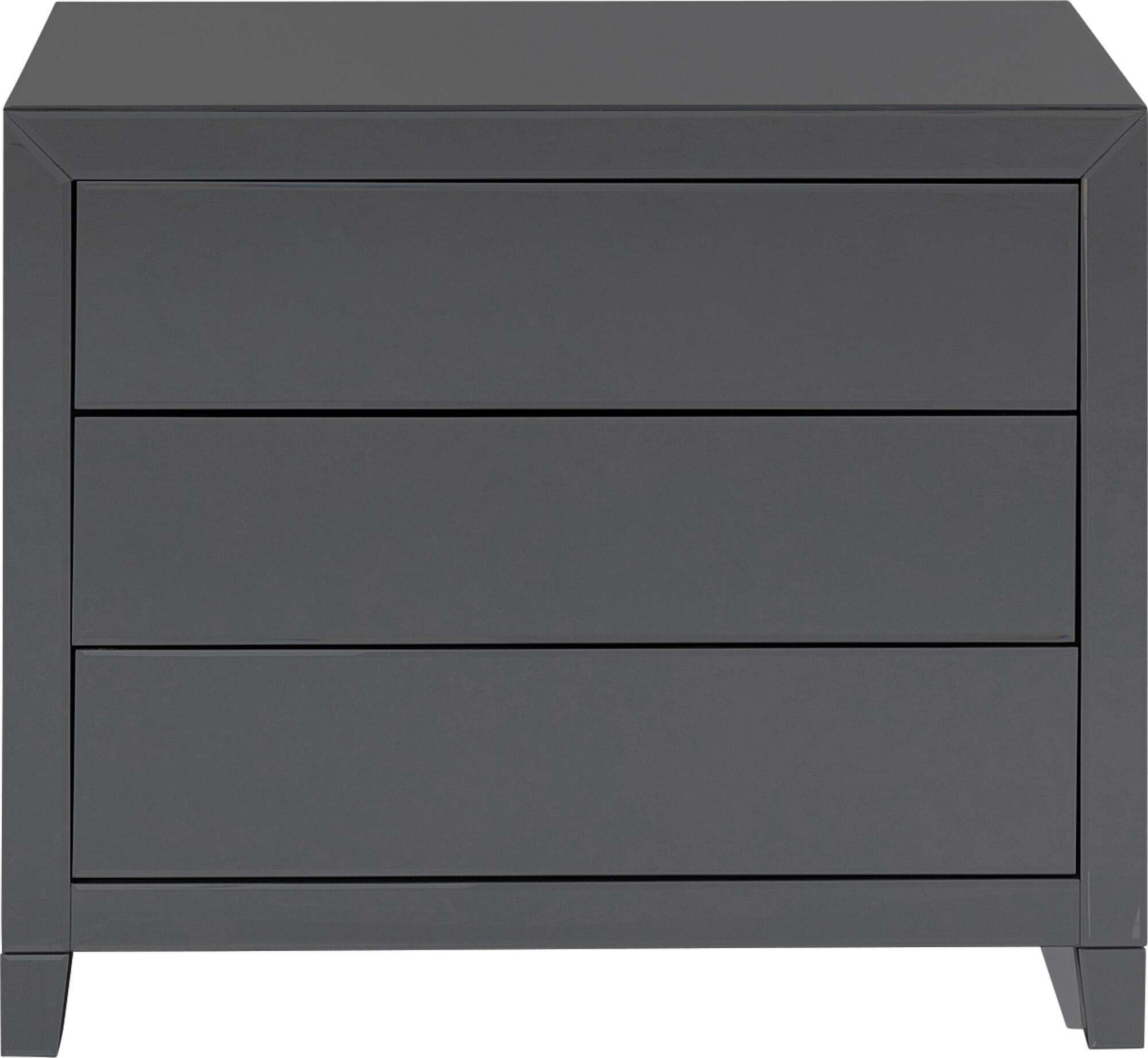 Cómoda Luxury Push 3 caj gris - KARE España