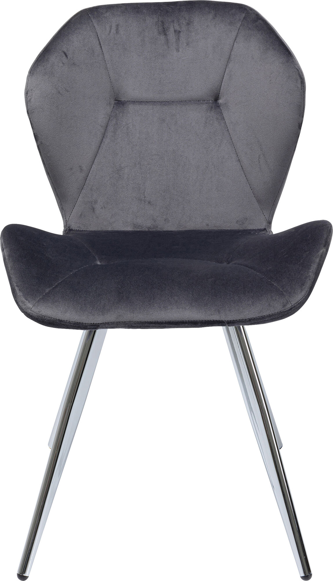 Silla Viva gris cromo - KARE España