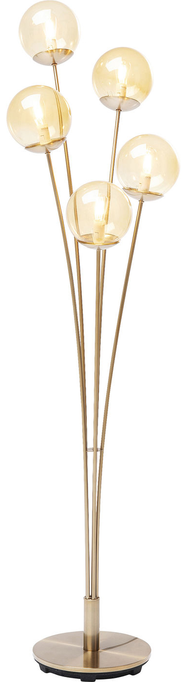 Lampa podłogowa metalowa złota klosze złote Ø38x158 cm 52680 » Kare ...