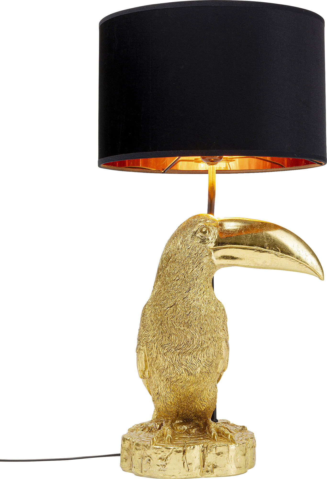 Animal Toucan tukaani pöytävalaisin, kulta - KARE Design