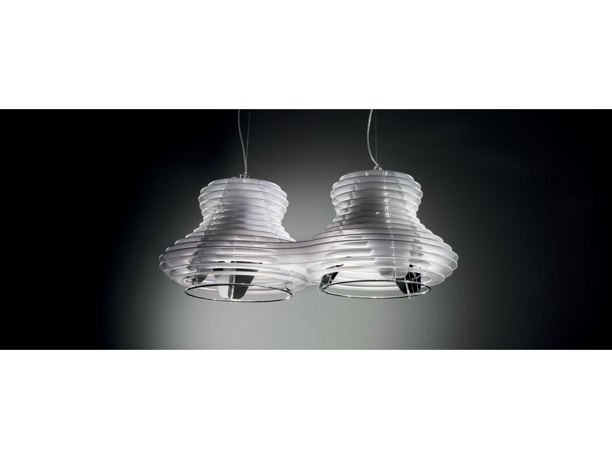 Lampa Wisząca Faretto Podwójna biała FAR14SOS0007W_000 » SLAMP - sfmeble.pl