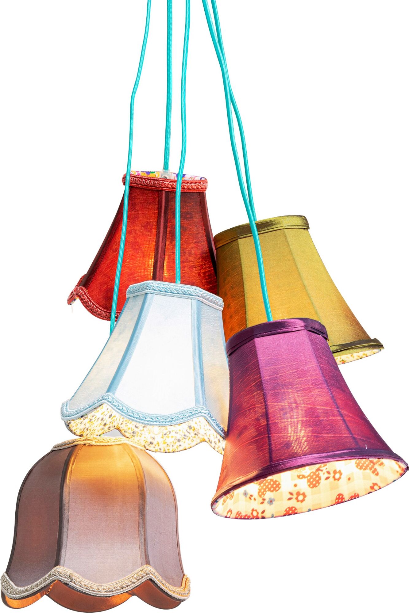 Pendel Saloon Flowers - Taklampa, 5 Skärmar - KARE Design