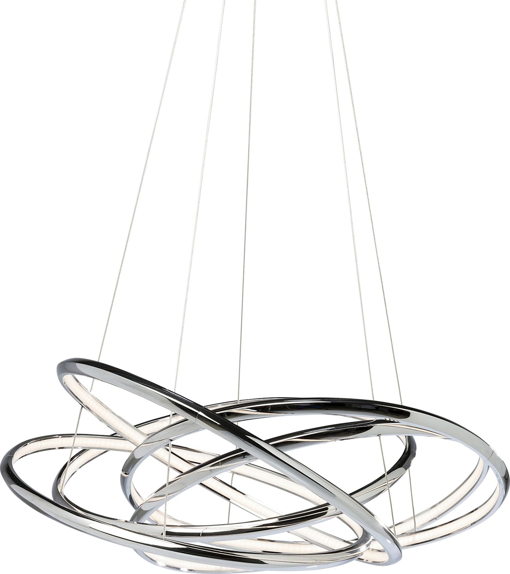 Taklampe Pendel Saturn Led Krom - KARE