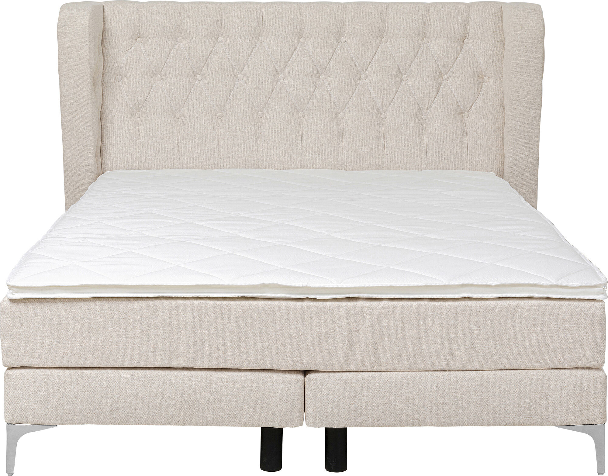 Boxspring Krevet Benito Moon Krem 160x200 - KARE