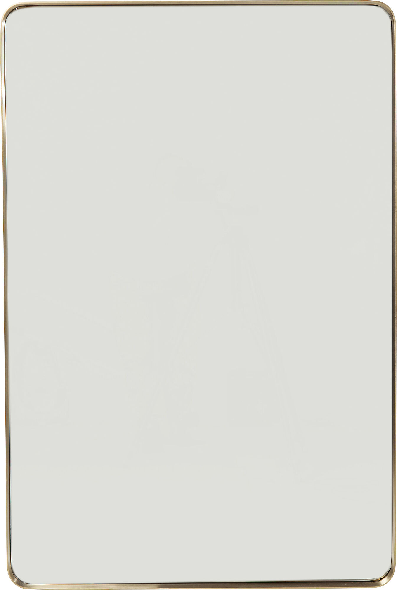 SPECCHIO CURVE RETTANGOLARE OTTONE 80X120CM - KARE
