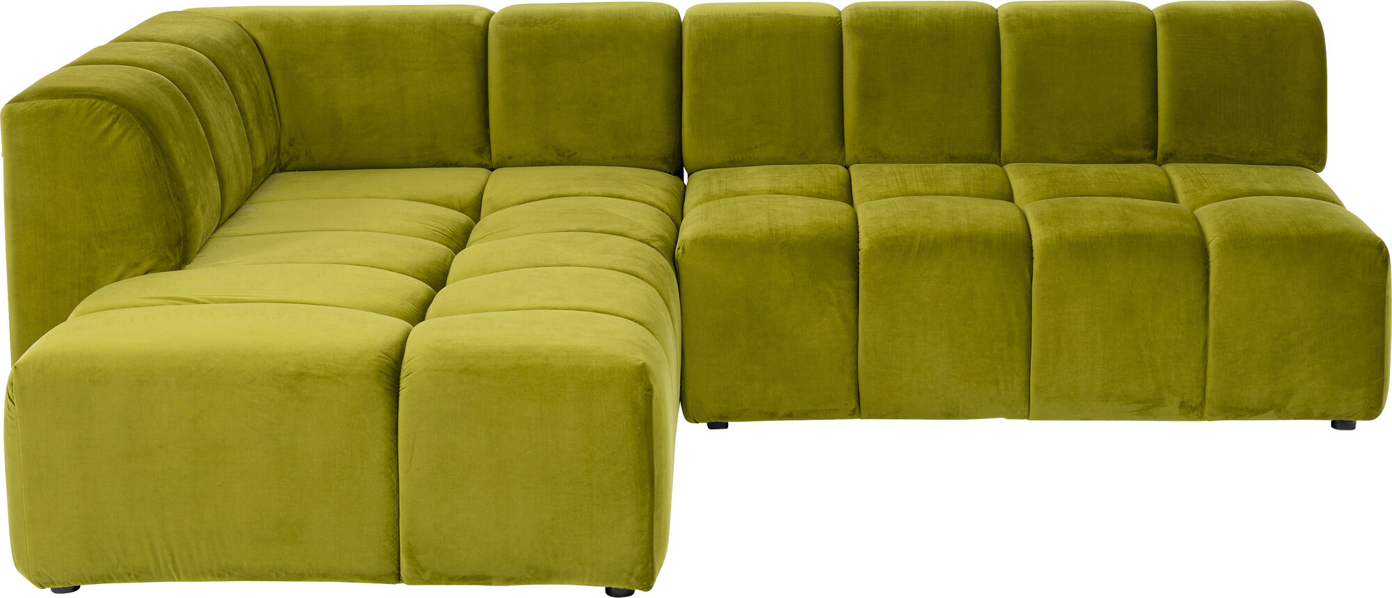 Narożnik Belami 265x210 cm zielony lewy 85495 » Kare Design - sfmeble.pl
