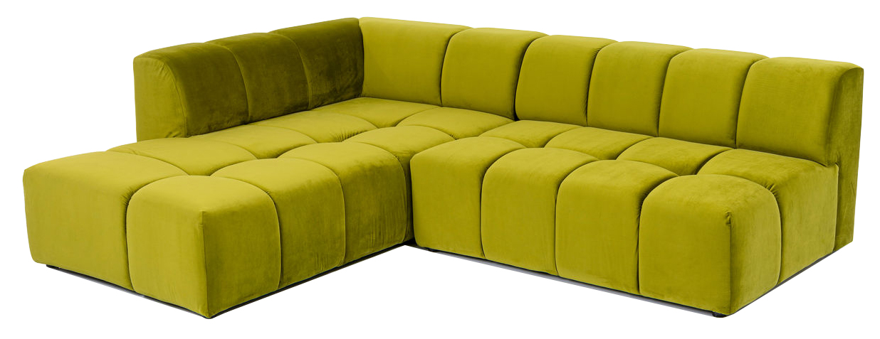 Narożnik Belami 265x210 cm zielony lewy 85495 » Kare Design - sfmeble.pl