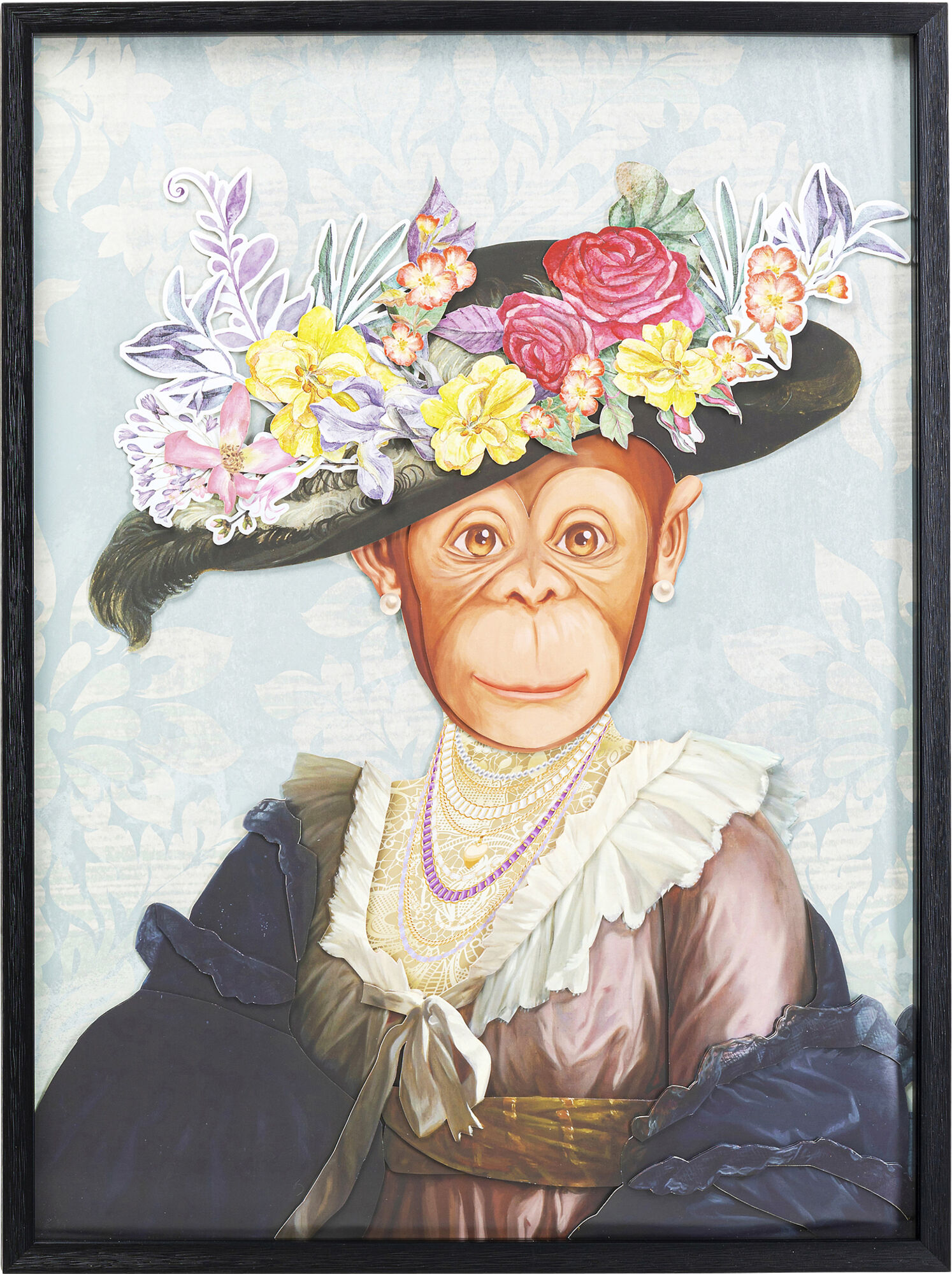 Cuadro Art Monkey Lady 80x60cm - KARE España