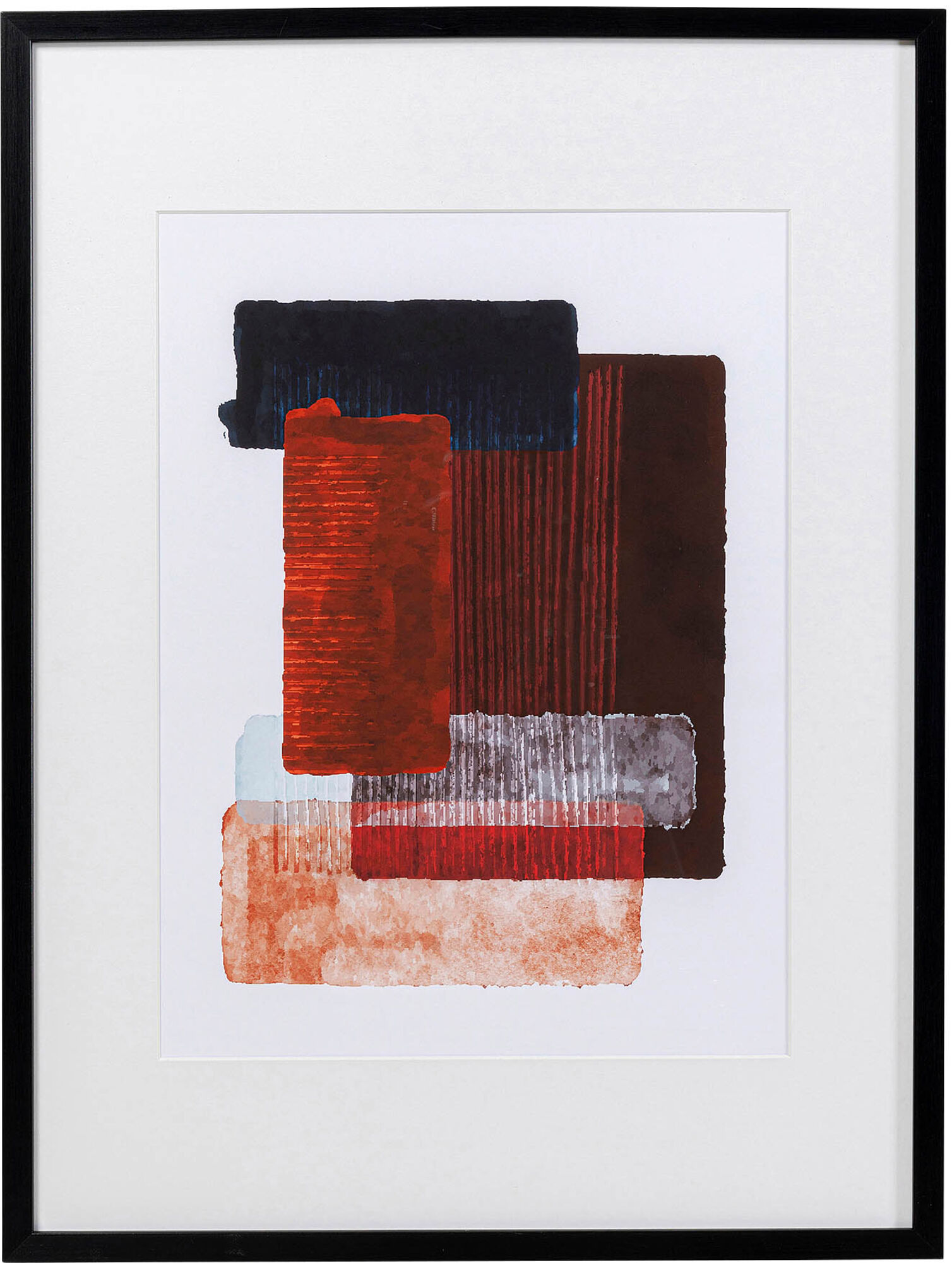 Box Back Red kehystetty taulu 60x80cm - KARE Design