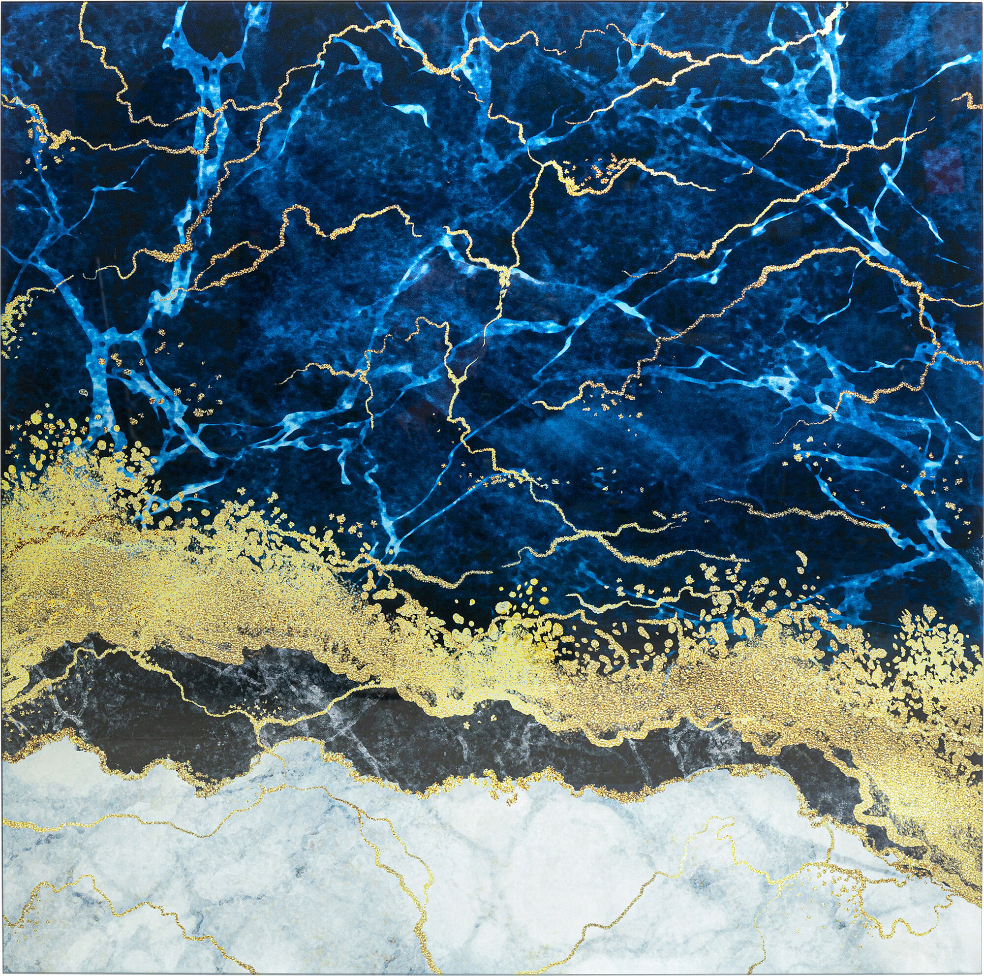 Картина Metallic Ocean 100x100cm - KARE