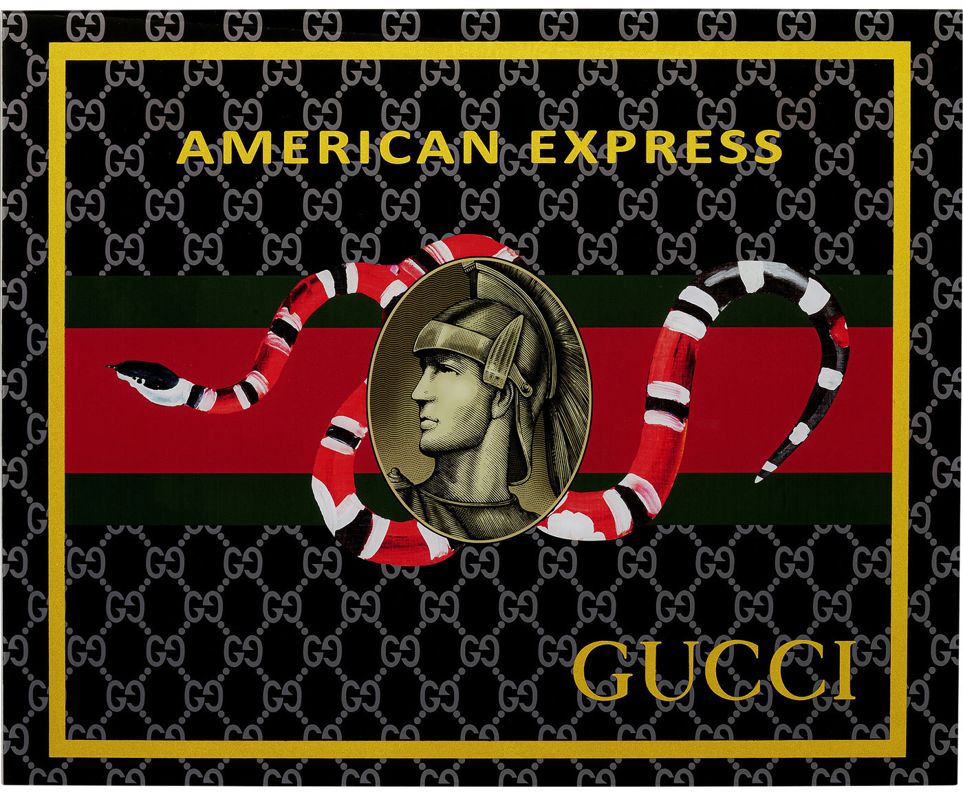 Stiklinis paveikslas VIP Credit Card 80x60cm - KARE