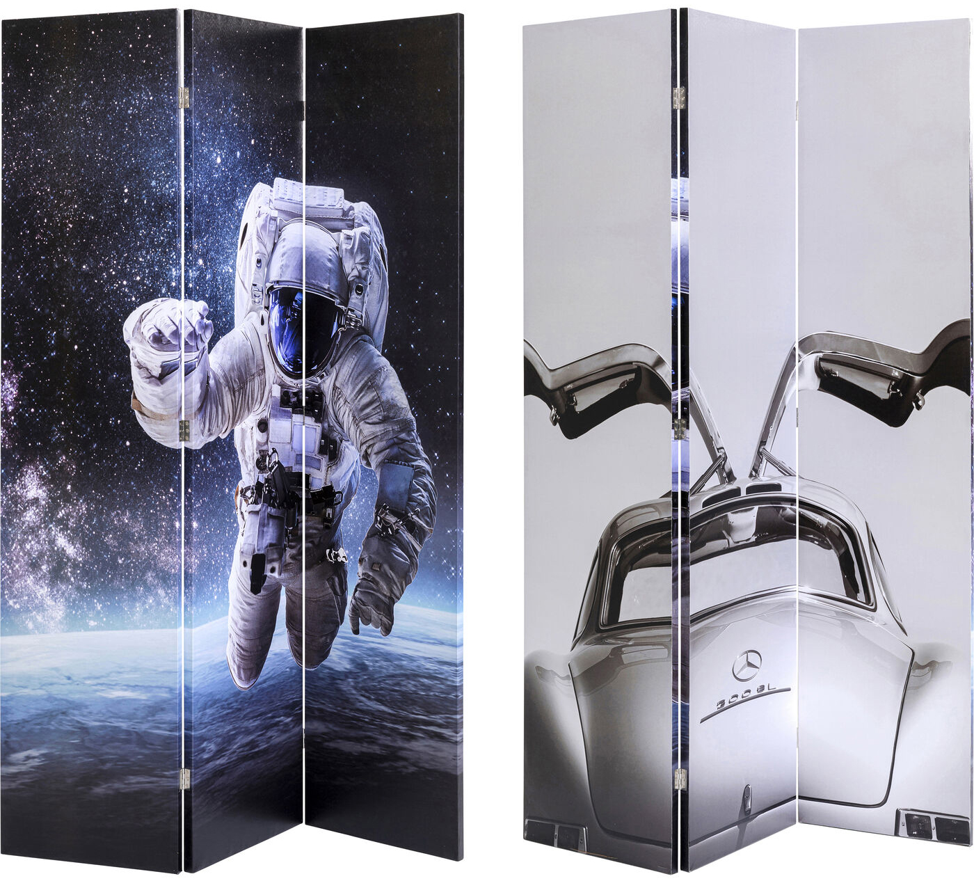 Параван Triptychon Man vs Oldtimer 120x180cm - KARE