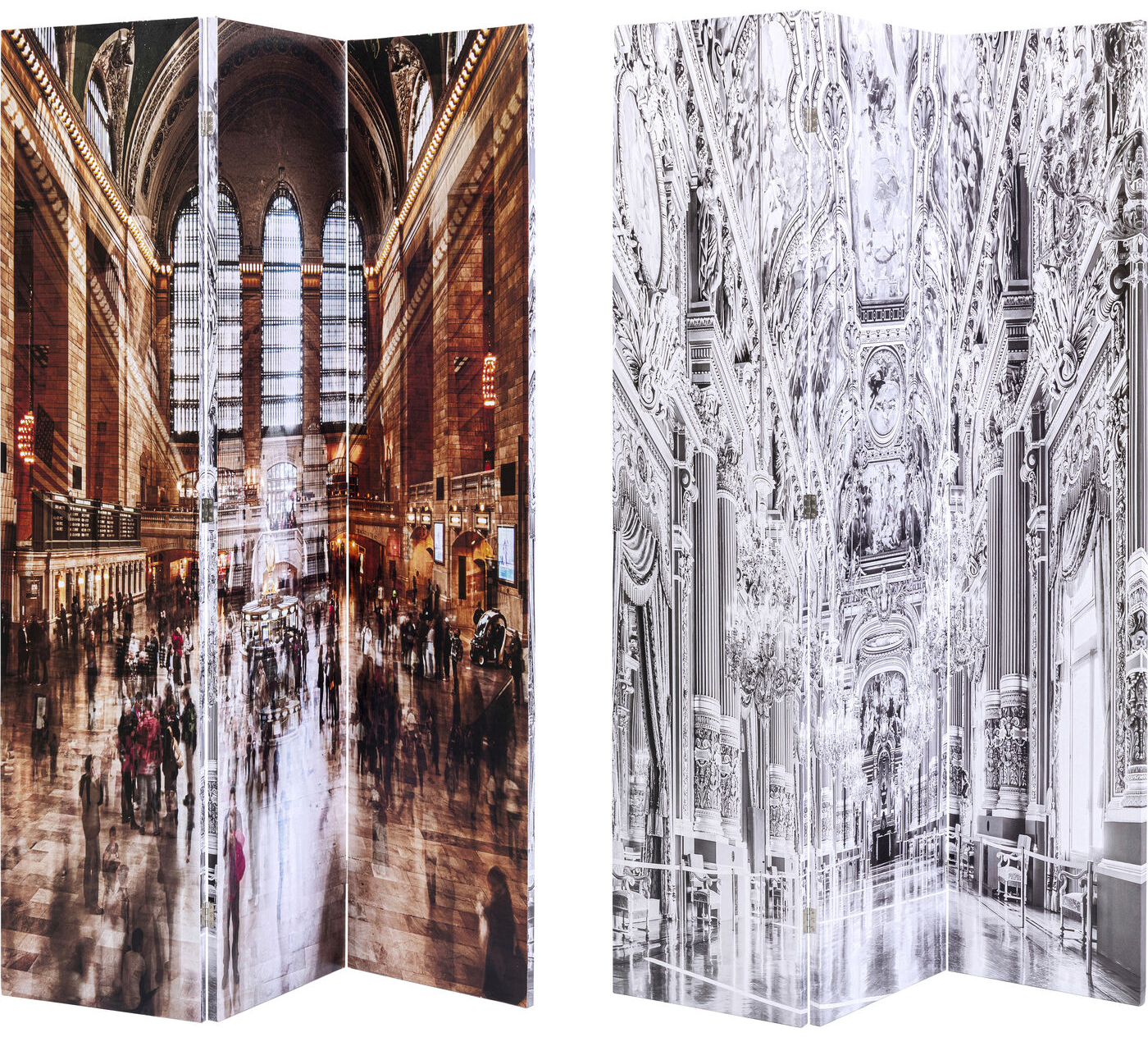 Biombo Versailles vs Central Station 120x180cm - KARE España