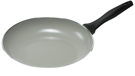 Patelnia szara z czarym uchwytem aluminium Ø20 cm 8003703179907 ...