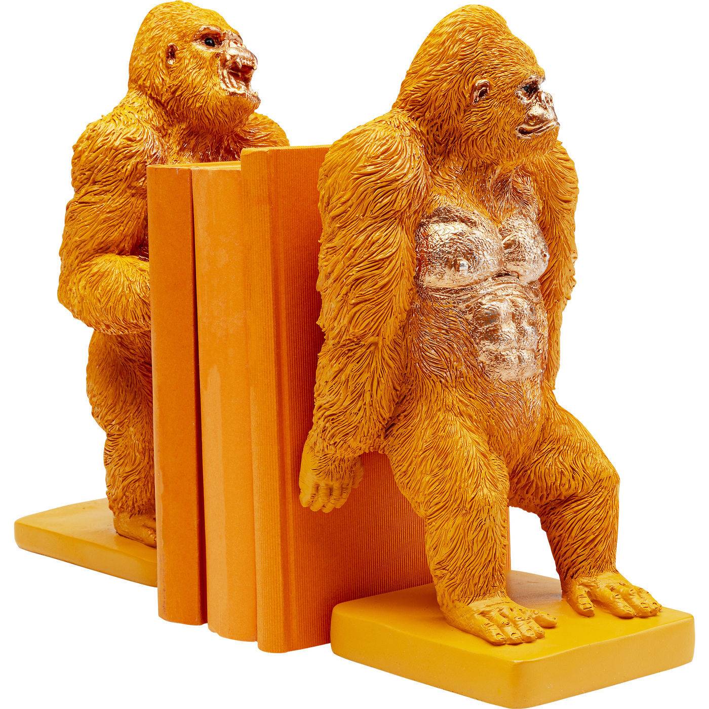 Bookend Gorilla Orange 2 Set KARE Design GmbH