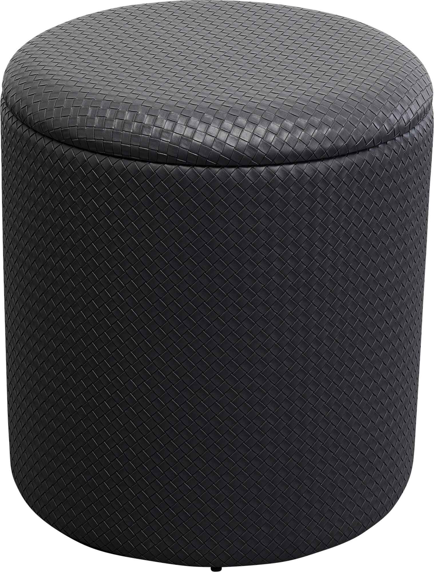 Pufas Venezia Storage Black Ø40cm - KARE