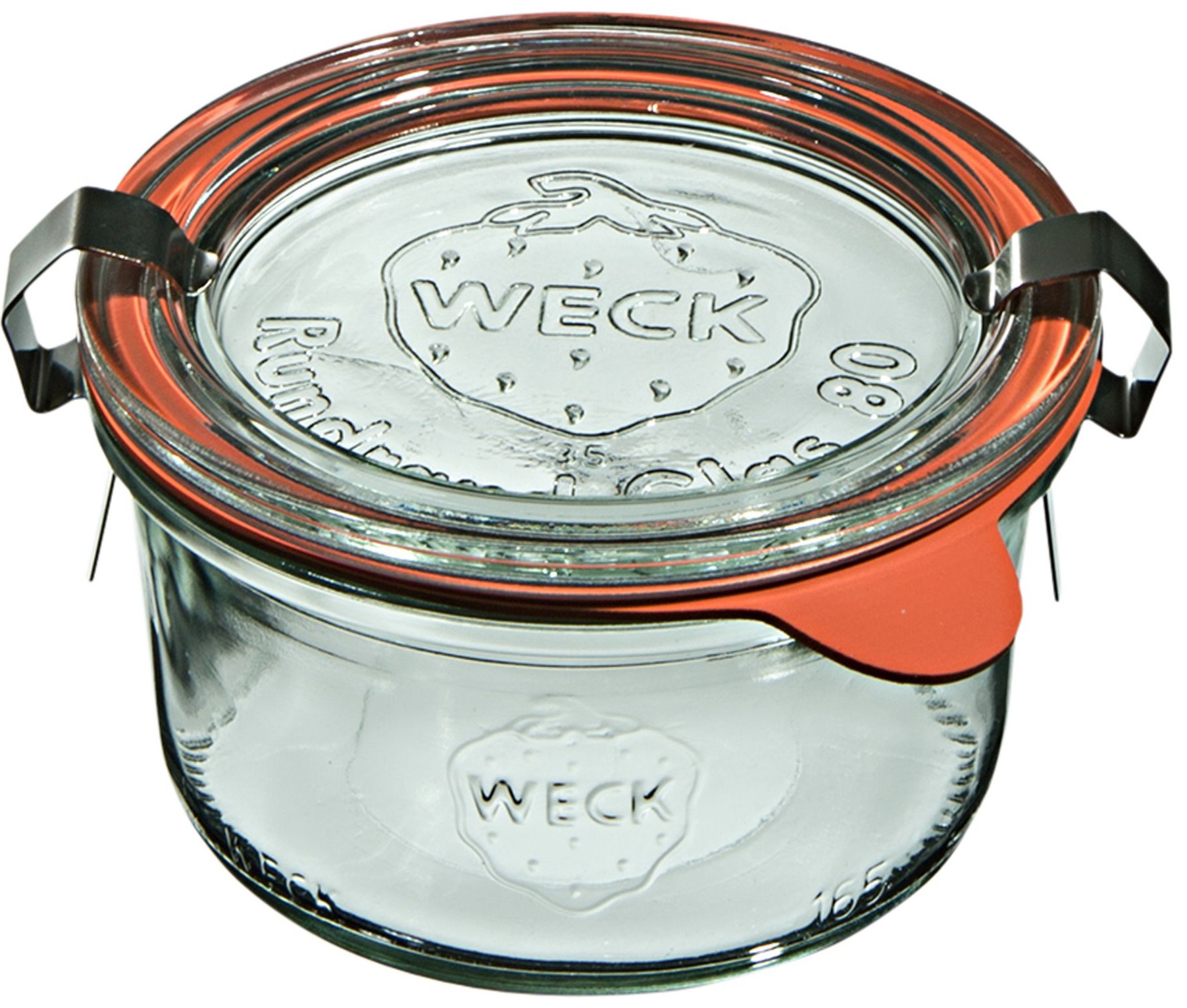 Słoik mini z pokrywką, uszczelką i 2 zapinkami 165 ml WECK op. 12 szt. WE-976-80PUZ » Weck ...