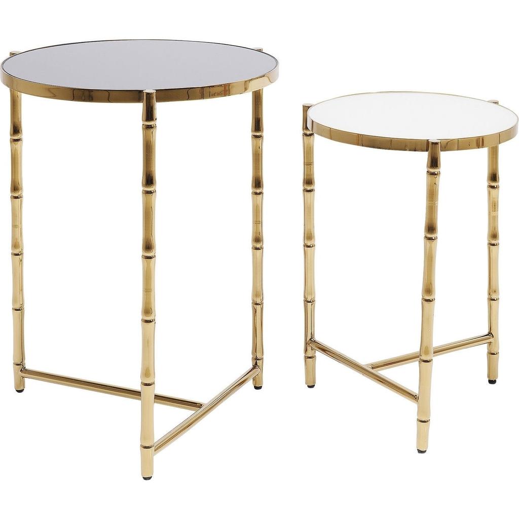 Sidobord Hipser Bamboo (2/set) - KARE Design