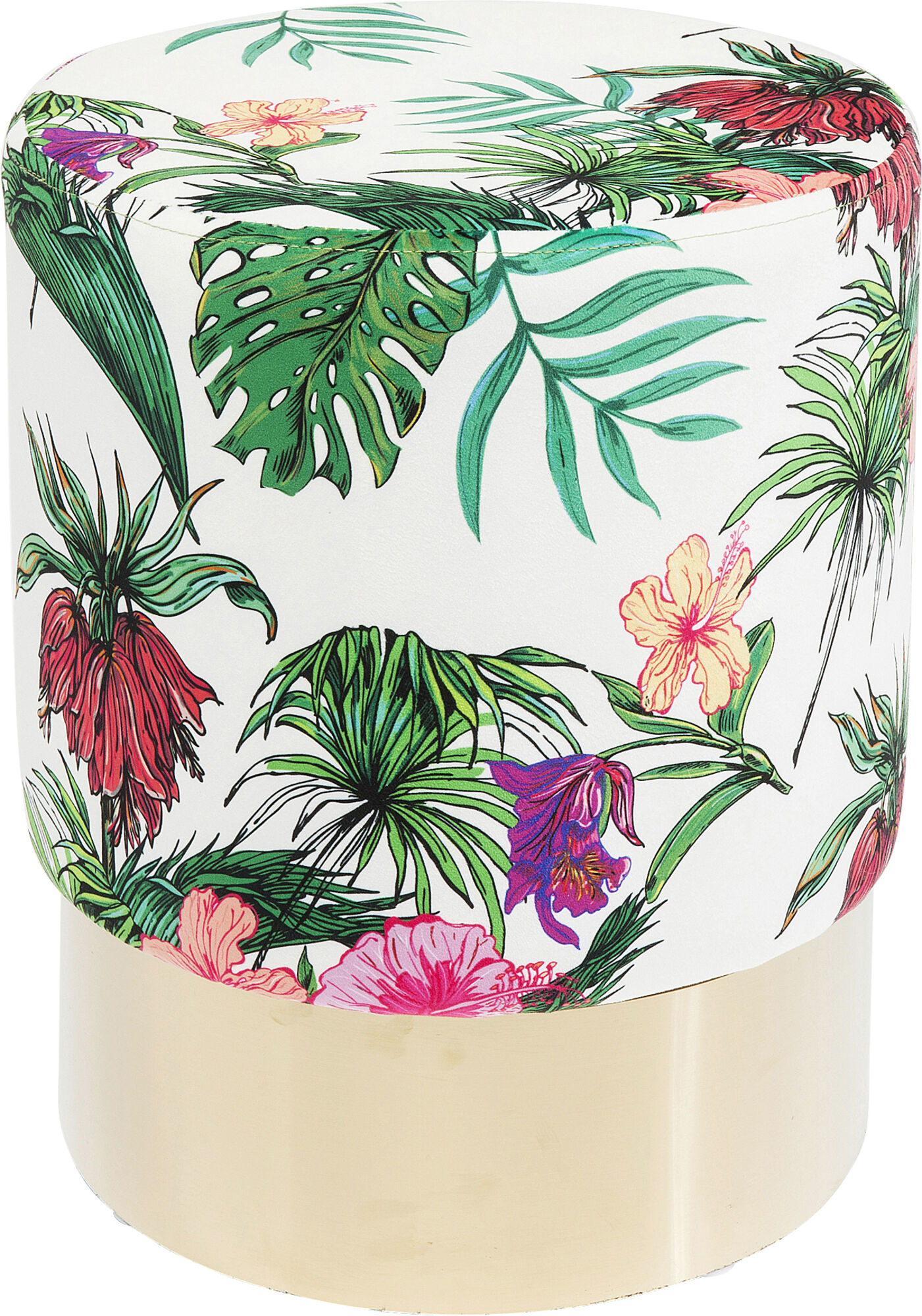 Taboret Cherry Jungle Ø35 cm kolorowy 83386 » Kare Design - sfmeble.pl