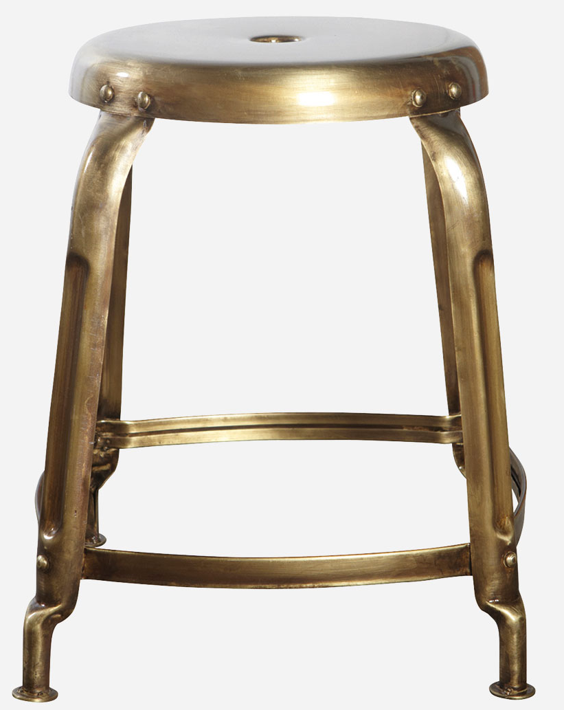 Taboret Define 36x45 cm złoty 203440212 » House Doctor - sfmeble.pl