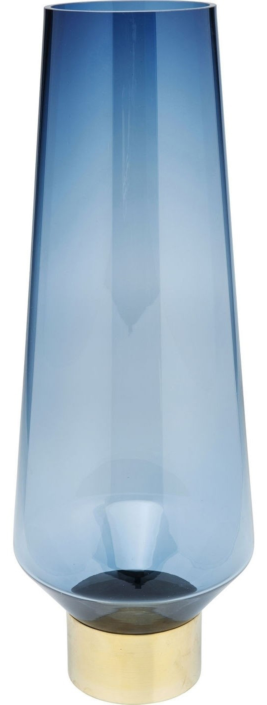 Wazon Noble Ring Ø22x60 cm niebieski 51136 » Kare Design - sfmeble.pl