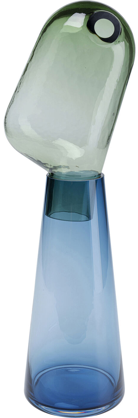 Wazon Skittle 14x49 cm niebiesko-zielony - KARE